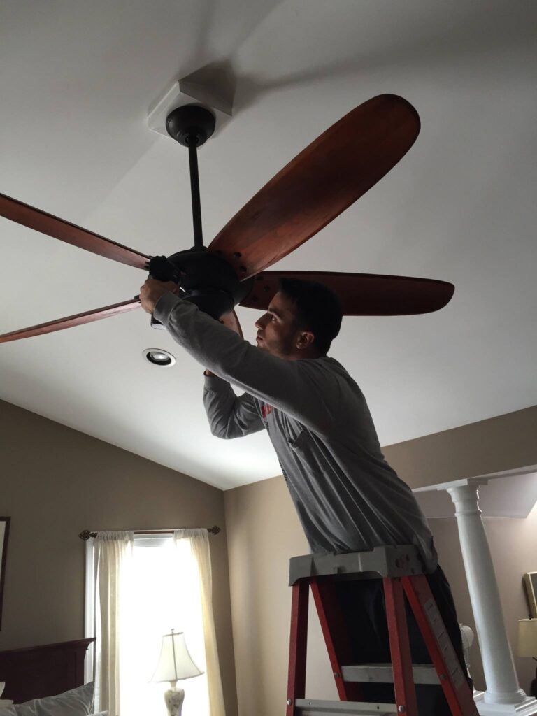 Living Room Ceiling Fan Installation: Cost, DIY & Electrician Tips